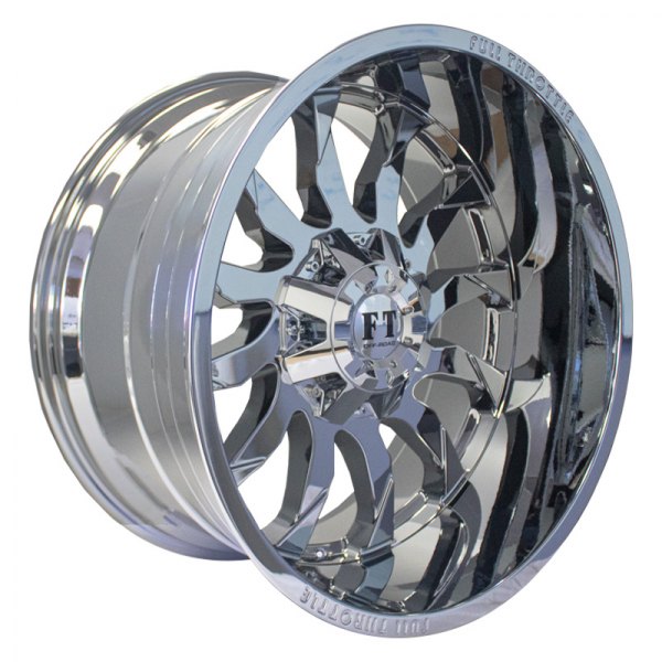 FULL THROTTLE® FT11 Wheels - Chrome Rims - FT1120101213513924CH-135