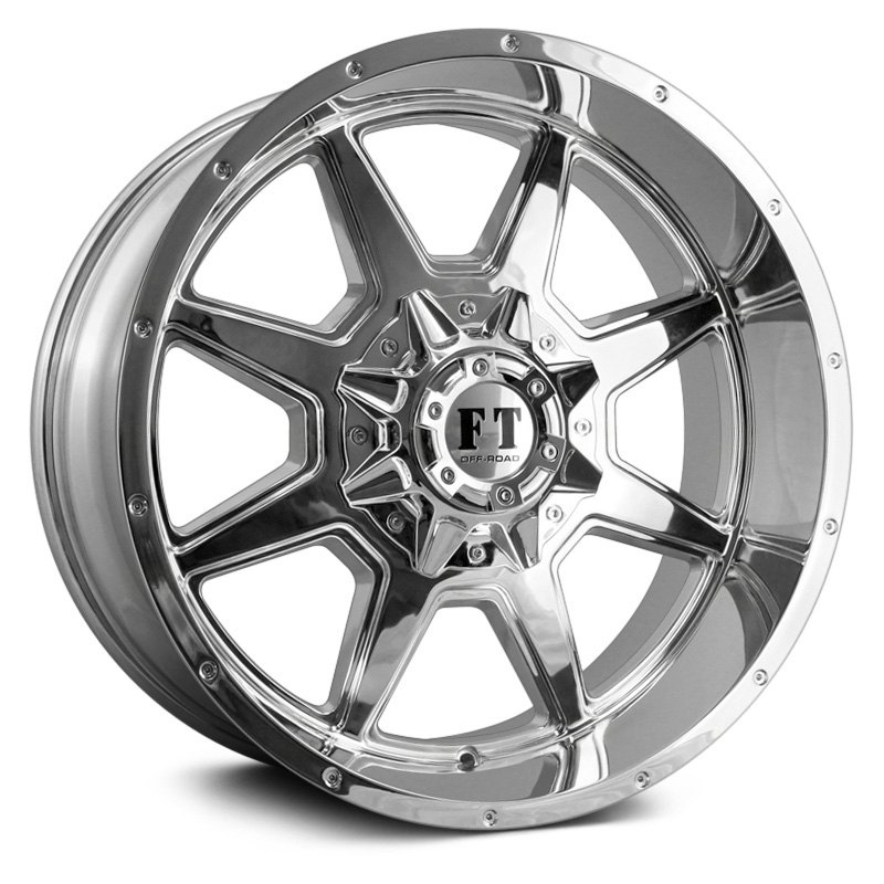 FULL THROTTLE® FT2 Wheels - Chrome Rims