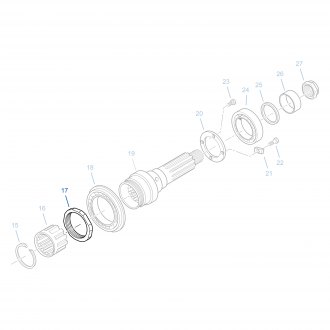 Manual Transmission Mainshaft Lock Nuts - CARiD.com