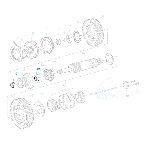 Fuller® 21352 - Manual Transmission Bushing