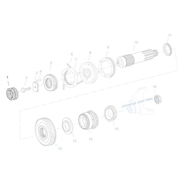 Fuller® 4300907-B - Manual Transmission Sliding Clutch