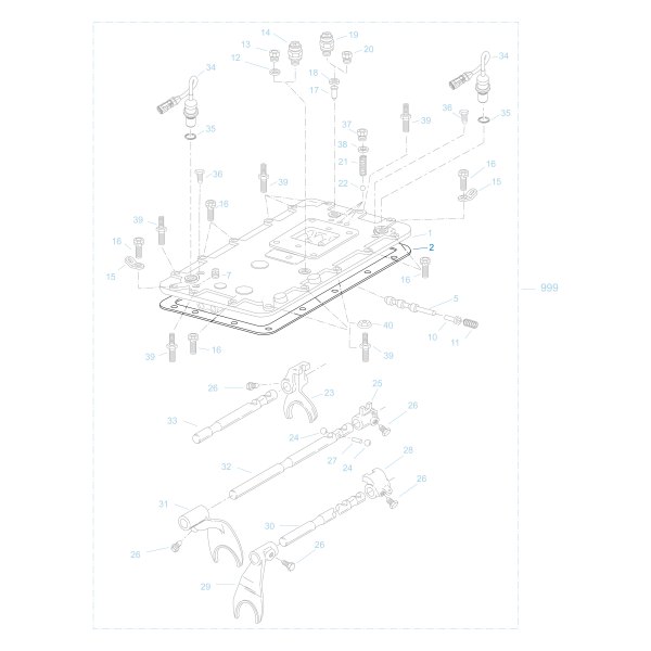 Fuller® 4302676 - Manual Transmission Shift Tower Housing Gasket