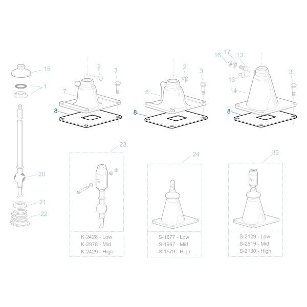 Fuller® 4305294 - Manual Transmission Shift Tower Housing Gasket