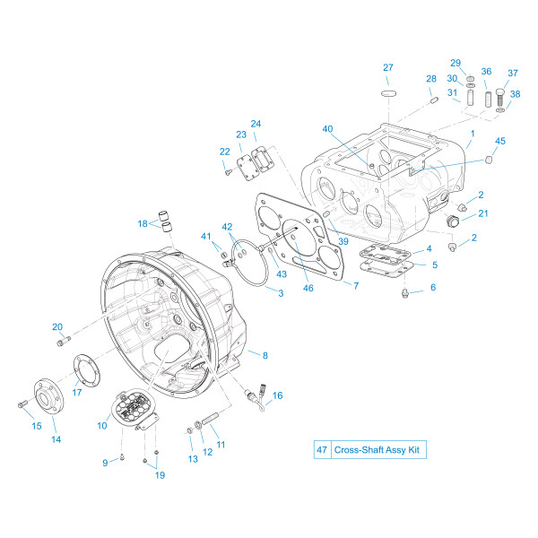 Fuller® K4036 - Manual Transmission Cross Shaft Kit