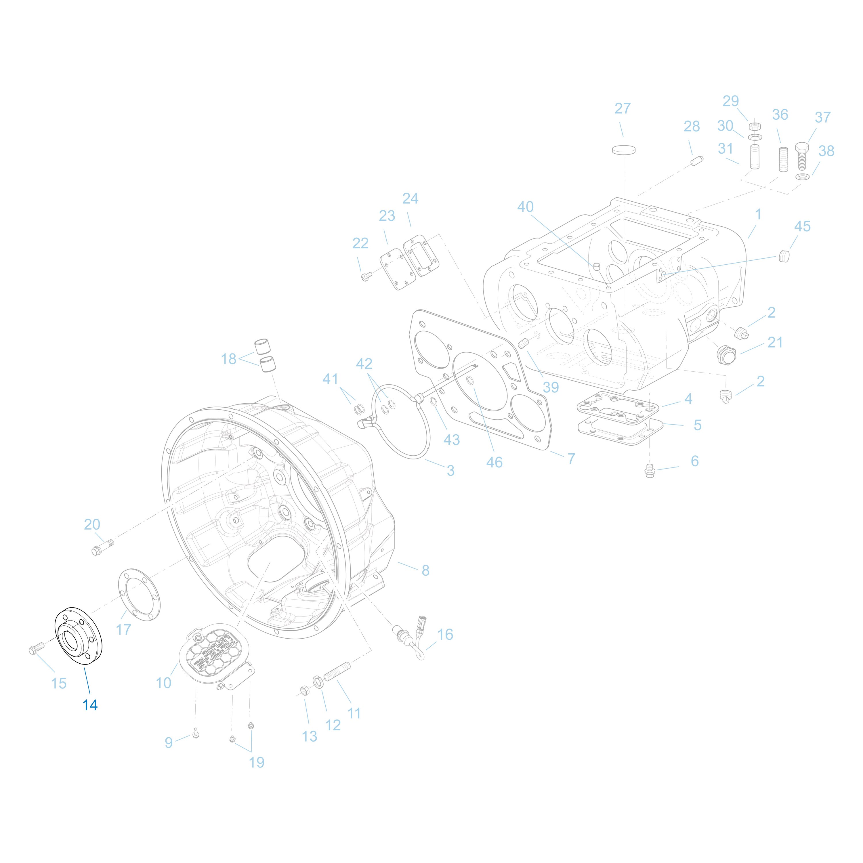 Fuller® K4144 - Manual Transmission Input Shaft Kit