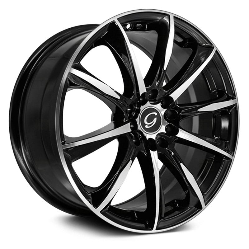 G-LINE ALLOYS® G1026 Wheels - Gloss Black with Machined Face Rims