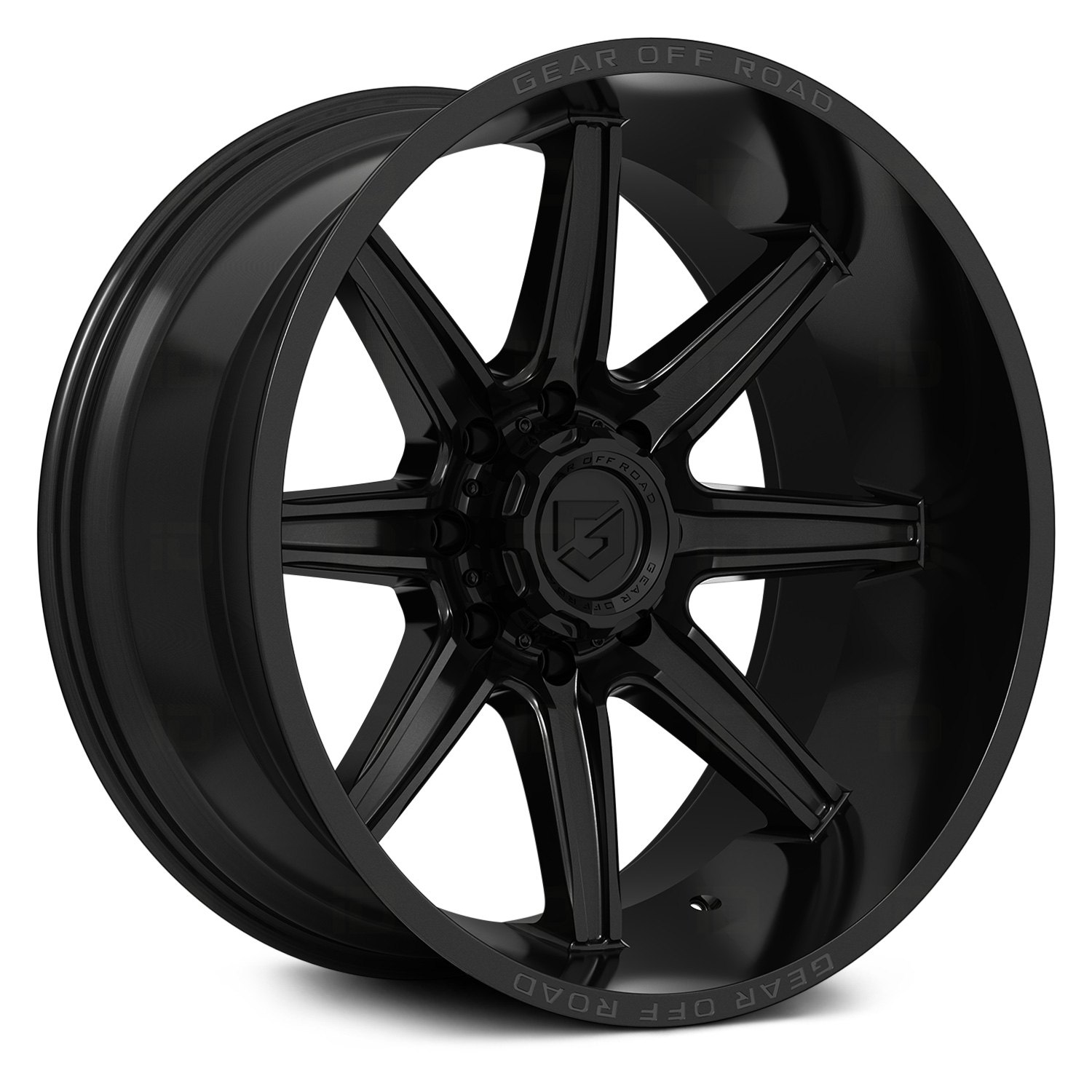 GEAR OFF ROAD® 765B Wheels - Black Rims
