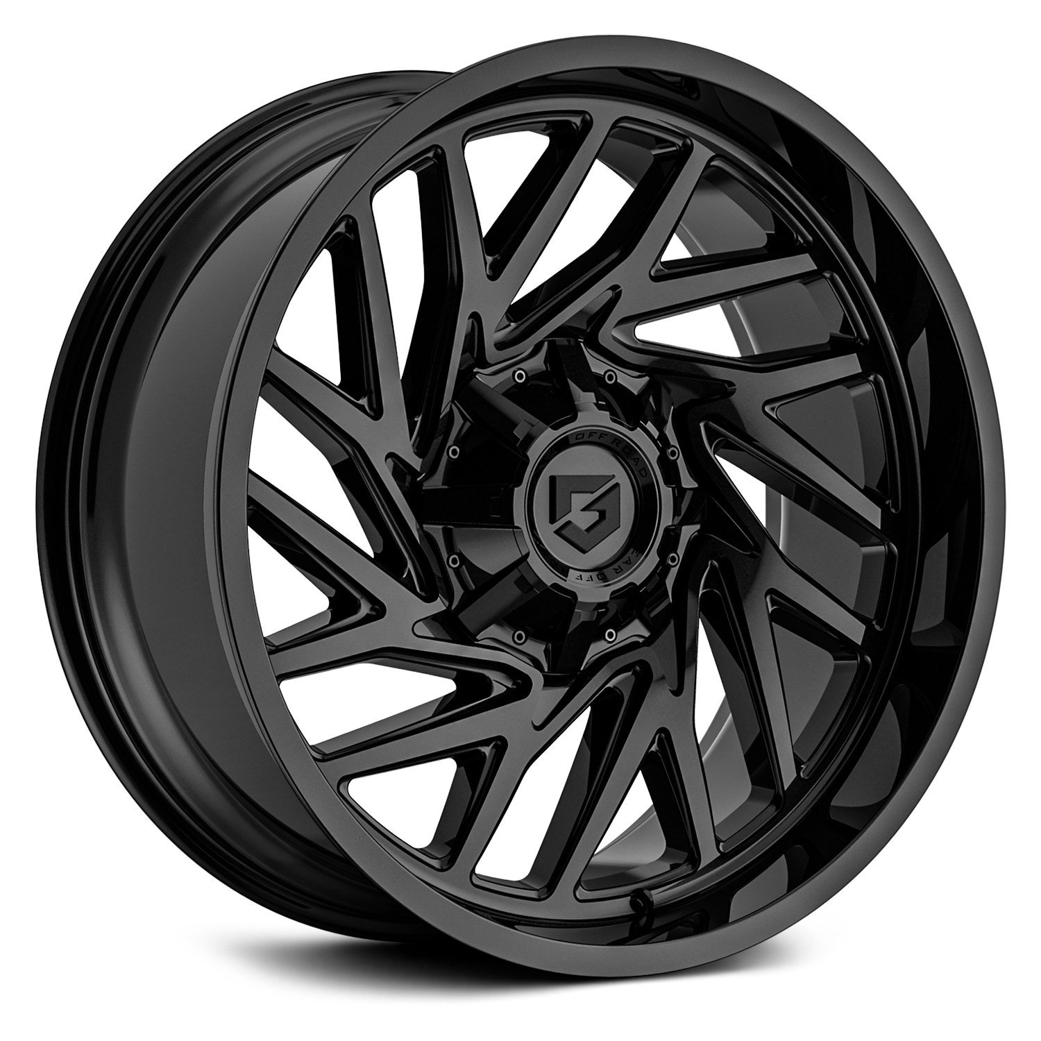 GEAR OFF ROAD® 769B Wheels - Black Rims