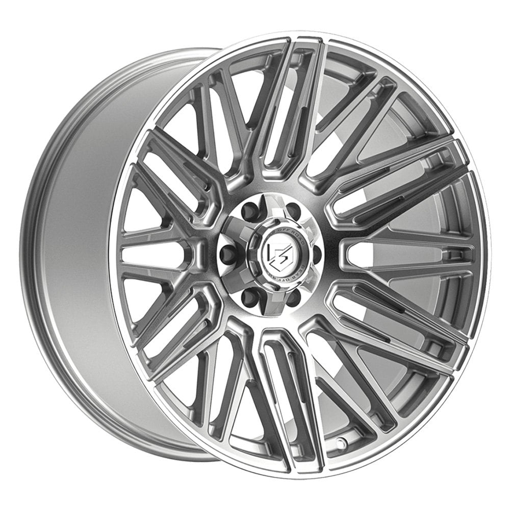 GEAR OFF ROAD® 770BS Wheels - Brushed Silver Rims