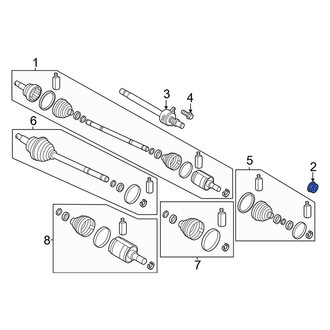 Genesis GV60 Driveline Parts - Axles, Hubs, CV-Joints | CARiD