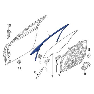 Genesis Replacement Car Window Seals — CARID.com