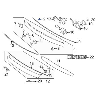 Genesis GV70 OEM Lighting | Headlights, Fog & Tail Lights — CARiD.com