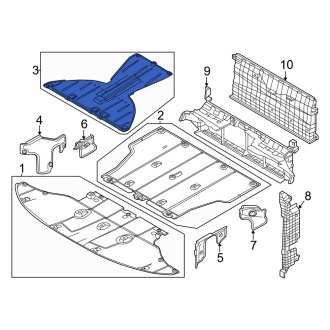 Genesis Underbody Covers | Splash Shields, Protection — CARiD.com