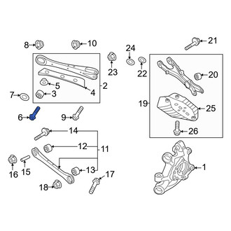 Genesis Electrified G80 Suspension Parts | Front & Rear — CARiD.com