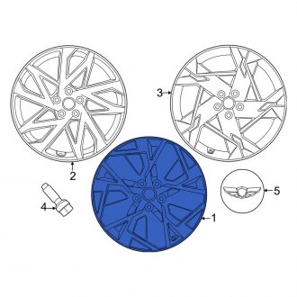 Genesis GV60 Replacement Factory Wheels & Rims - CARiD.com