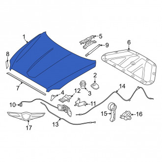 Genesis Electrified GV70 Replacement Hood Panels | CARiD