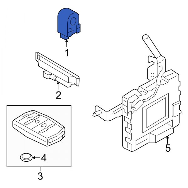 Genesis OE 957101R000 - Anti-Theft Alarm Siren
