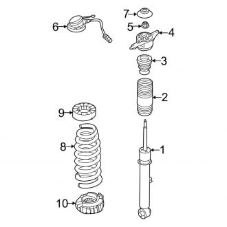 2022 Genesis GV70 OEM Suspension Parts - Shocks, Struts | CARiD