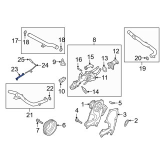 Genesis G80 Coolant Overflow Tanks — CARiD.com