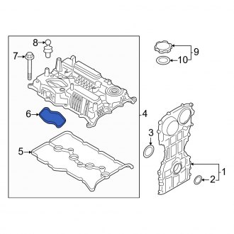 Genesis G70 Engine Valve Covers & Parts - Gaskets, Bolts | CARiD