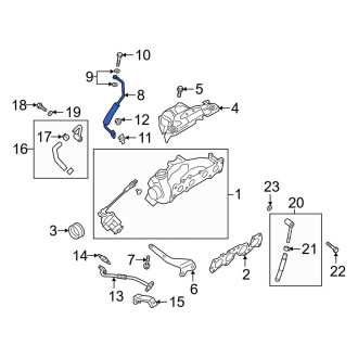 Genesis G70 Turbo & Supercharger Lines, Hoses, Fittings — CARiD.com