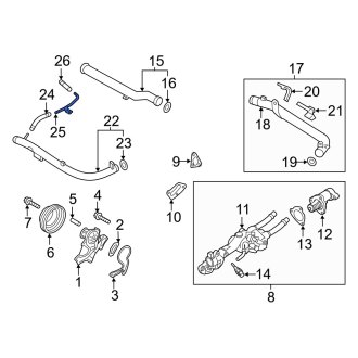 Genesis G90 Replacement Coolant Tanks & Components – CARiD.com