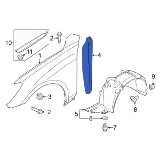 Genesis OEM Fenders | Factory Front, Rear, Inner Fenders — CARiD.com