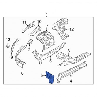 Genesis G80 Replacement Chassis Frames & Rails - CARiD.com