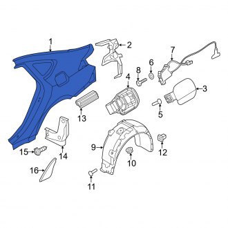 Genesis Car/Truck Replacement Quarter Panels & Parts — CARiD.com