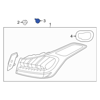 Genesis G70 OEM Tail Lights | LED, Fiber Optic — CARiD.com
