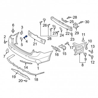 Genesis G70 OEM Bumpers | Genuine Front & Rear Bumpers — CARiD.com