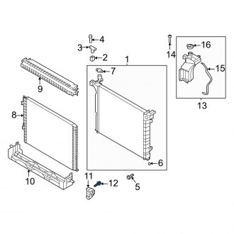 Genesis GV80 Replacement Radiator Fans & Components – CARiD.com