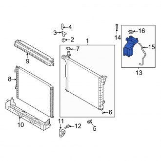 Genesis G80 Coolant Overflow Tanks — CARiD.com