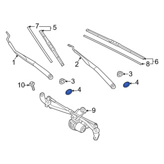 Genesis G80 Replacement Wiper Arms — CARID.com
