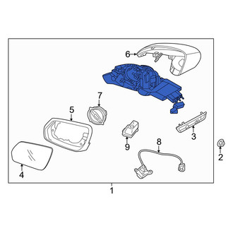Genesis G80 Side View Mirrors | Custom, Replacement – CARiD.com