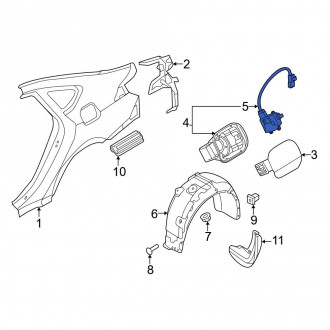 Genesis G80 Fuel Doors & Parts — CARiD.com