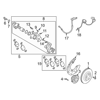 Genesis GV70 OEM Brake Parts | Pads, Bleeders, Rotors — CARiD.com