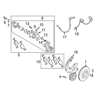 Genesis GV80 Brake Calipers - Loaded, Semi Loaded, Unloaded | CARiD