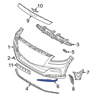Genesis GV80 Replacement Bumper Moldings & Trim | CARiD