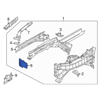 Genesis GV80 Replacement Chassis Frames & Rails | CARiD.com