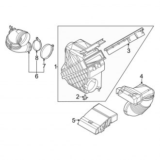 2022 Genesis GV80 OEM Air Intake Parts | Filters — CARiD.com