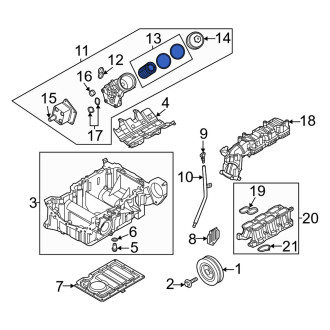 Genesis GV80 Engine Oil Filters & Parts | Housings, Adapters — CARiD.com