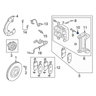 Genesis GV80 Brake Calipers - Loaded, Semi Loaded, Unloaded | CARiD