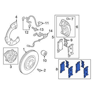 Genesis OEM Brake Parts - Pads, Bleeders, Rotors, Lines | CARiD