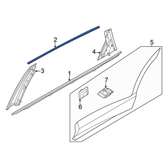 Genesis GV80 Door Moldings | Side, Edge, Belt – CARiD.com
