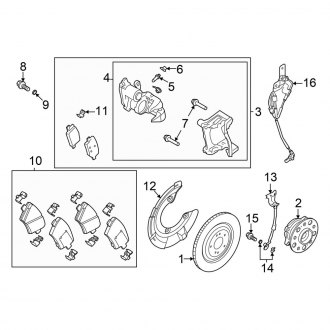 2021 Genesis GV80 Brake Rotors | Slotted, Drilled, Vented — CARiD.com