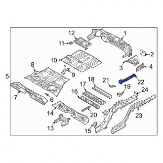 Genesis GV80 Rocker Panel Hardware | Clips, Brackets — CARiD.com