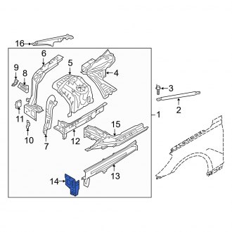 Genesis G80 Replacement Chassis Frames & Rails - CARiD.com