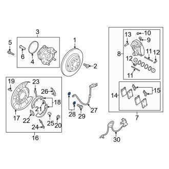 Genesis OEM Brake Parts | Pads, Bleeders, Rotors, Lines — CARiD.com
