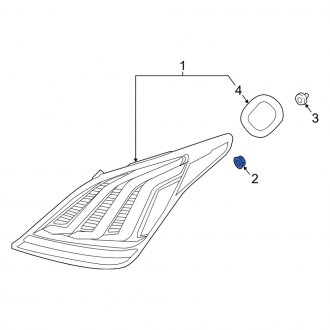 Genesis GV70 OEM Tail Lights | LED, Fiber Optic — CARiD.com